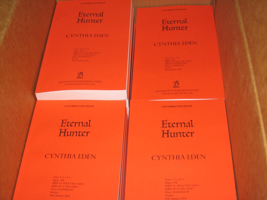 ETERNAL HUNTER…ARCs are here! - Cynthia Eden